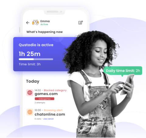 Parental control and digital wellbeing software | Qustodio