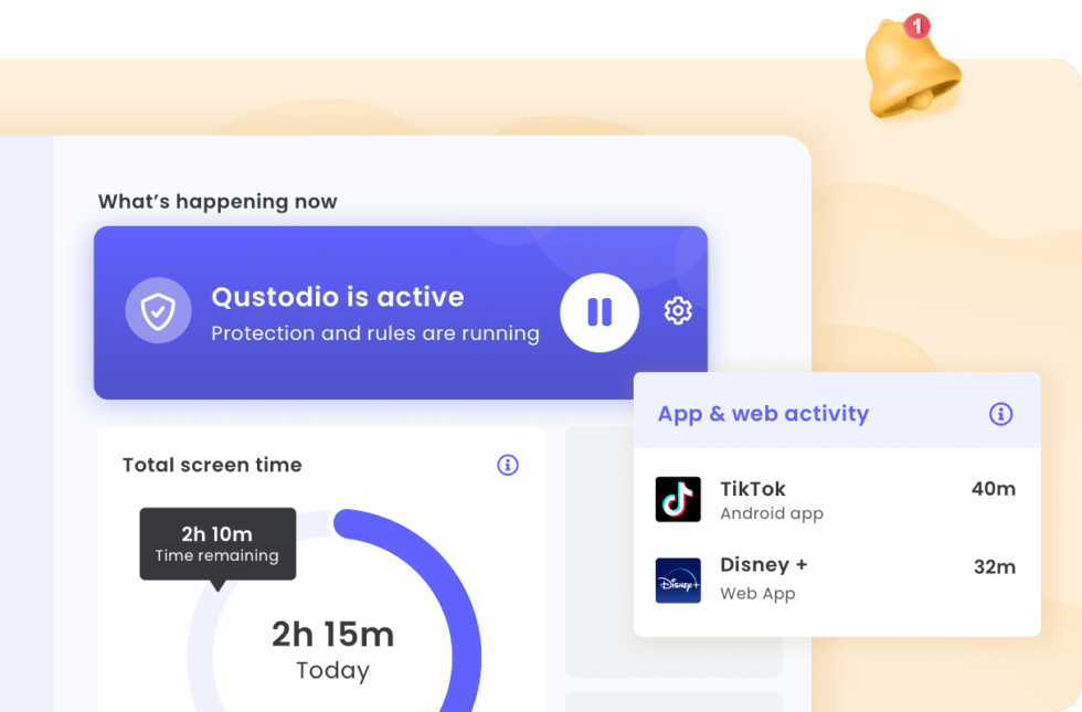 Parental control and digital wellbeing software | Qustodio
